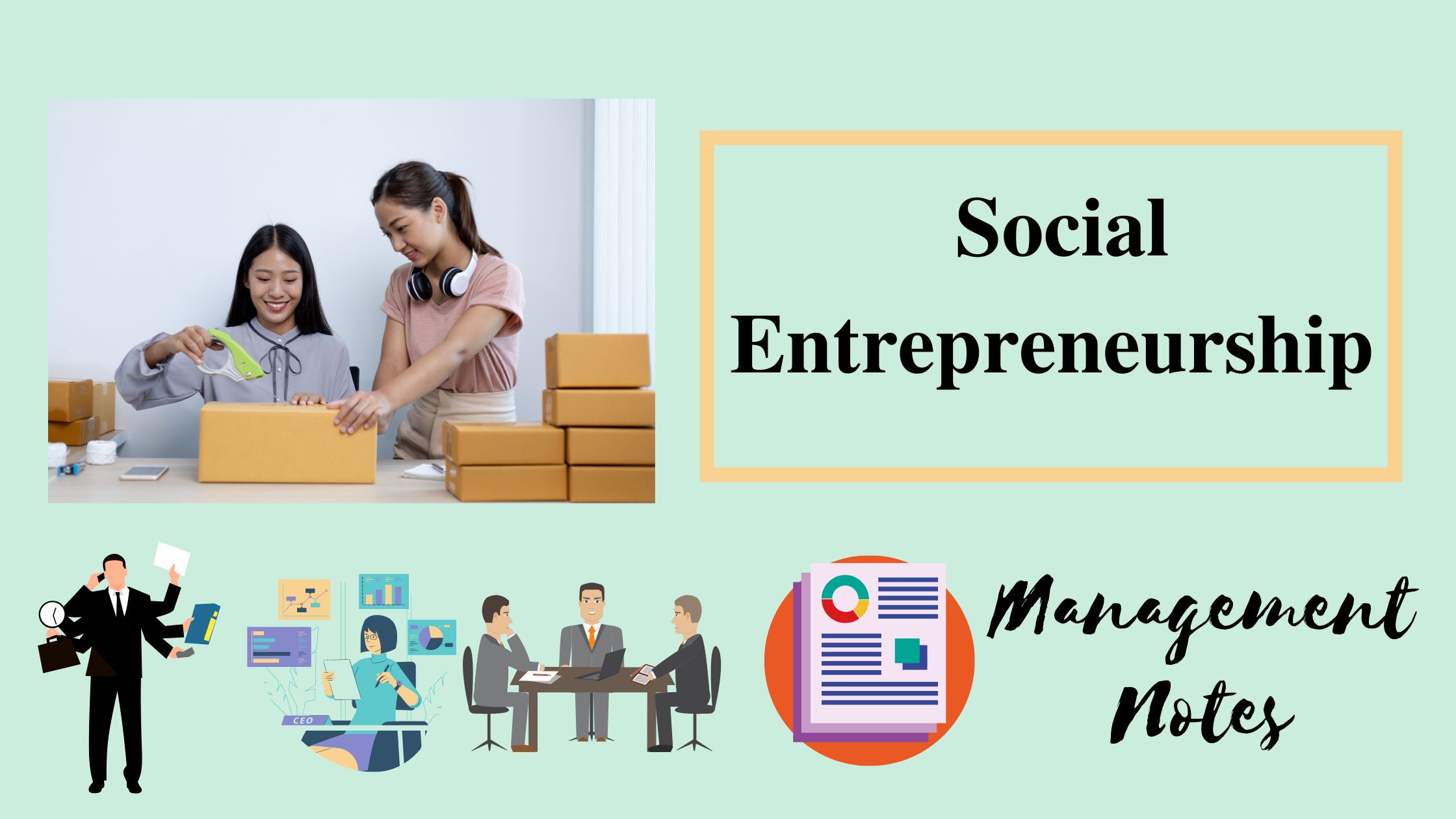 Social Entrepreneurship - Concept , Types, Characteristics, Approaches ...